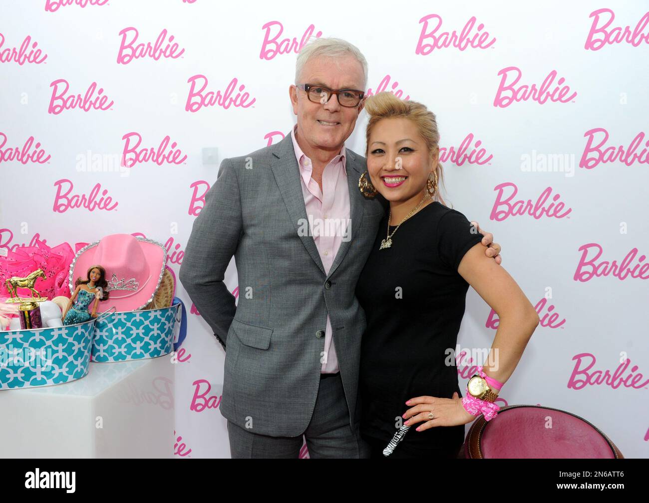 IMAGE DISTRIBUTED FOR BARBIE - Famed stylist John Barrett and salon ...
