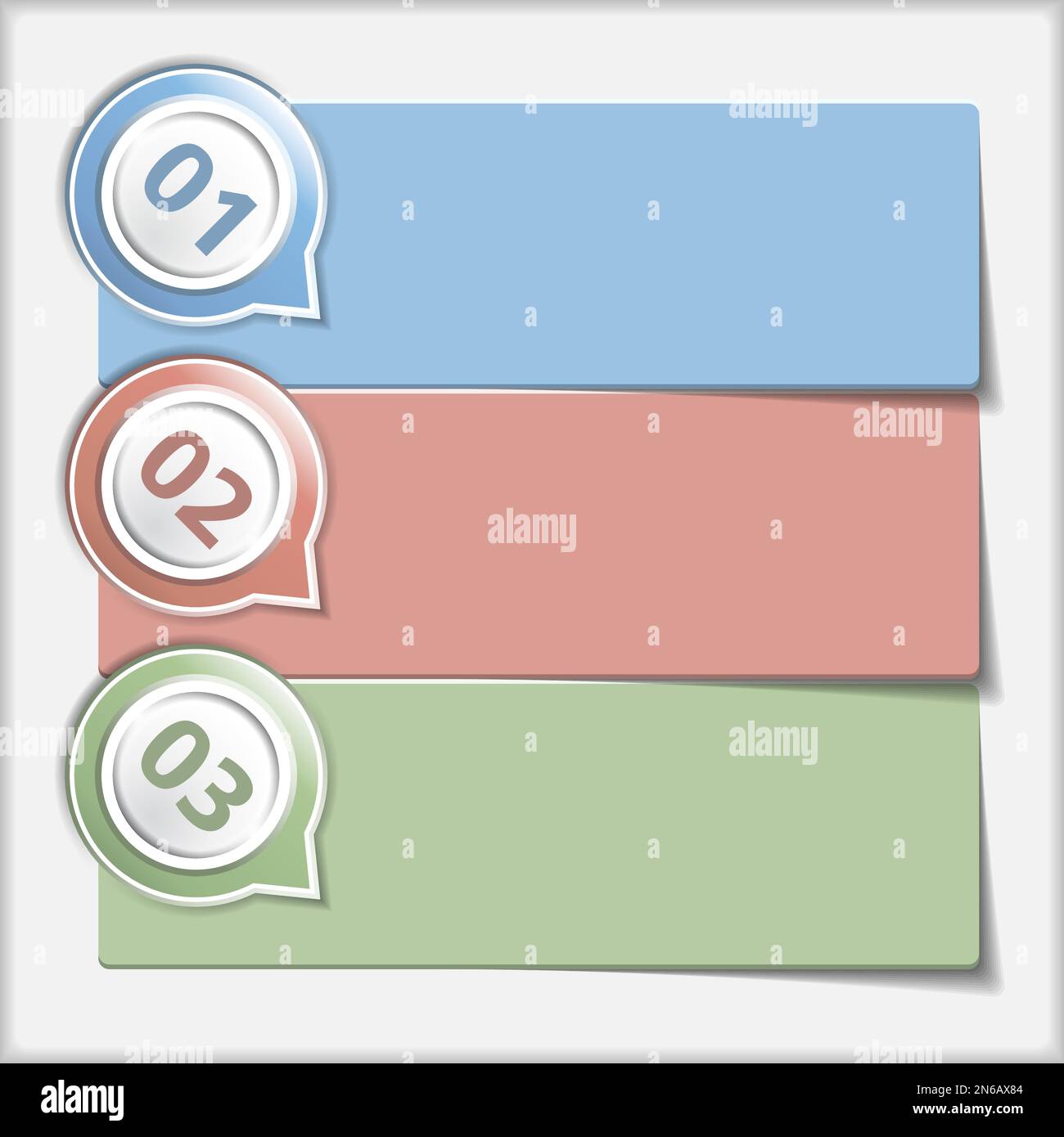 Template of design with three elements, vector eps10 illustration Stock Vector Image & Art - Alamy