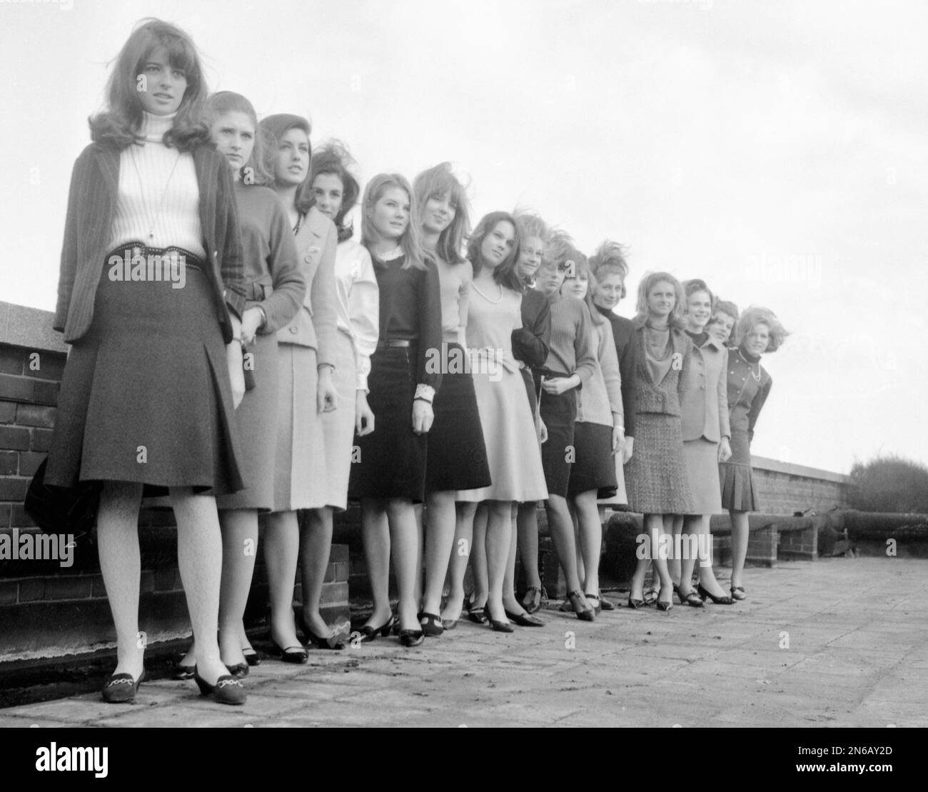 The girls who have been chosen to model in the Berkeley Debutante Dress ...