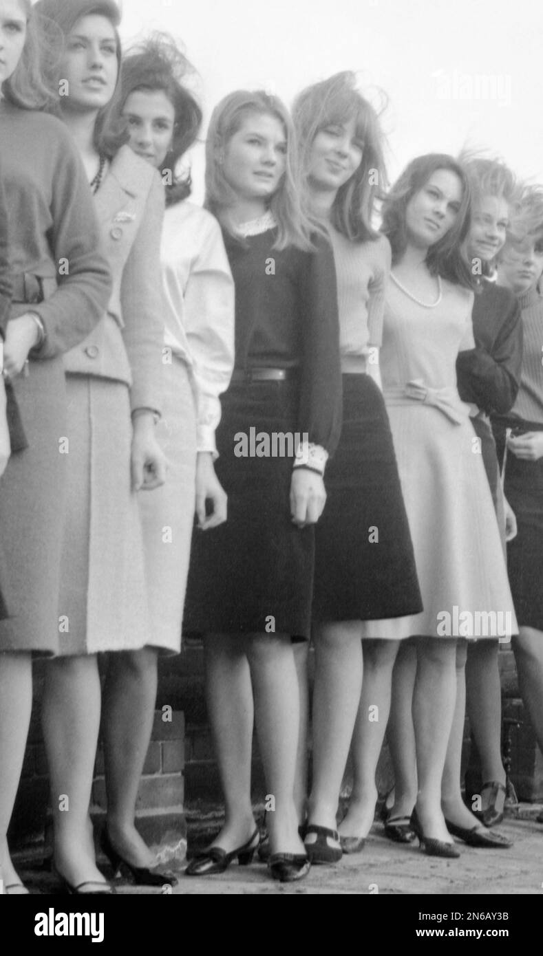 The girls who have been chosen to model in the Berkeley Debutante Dress ...