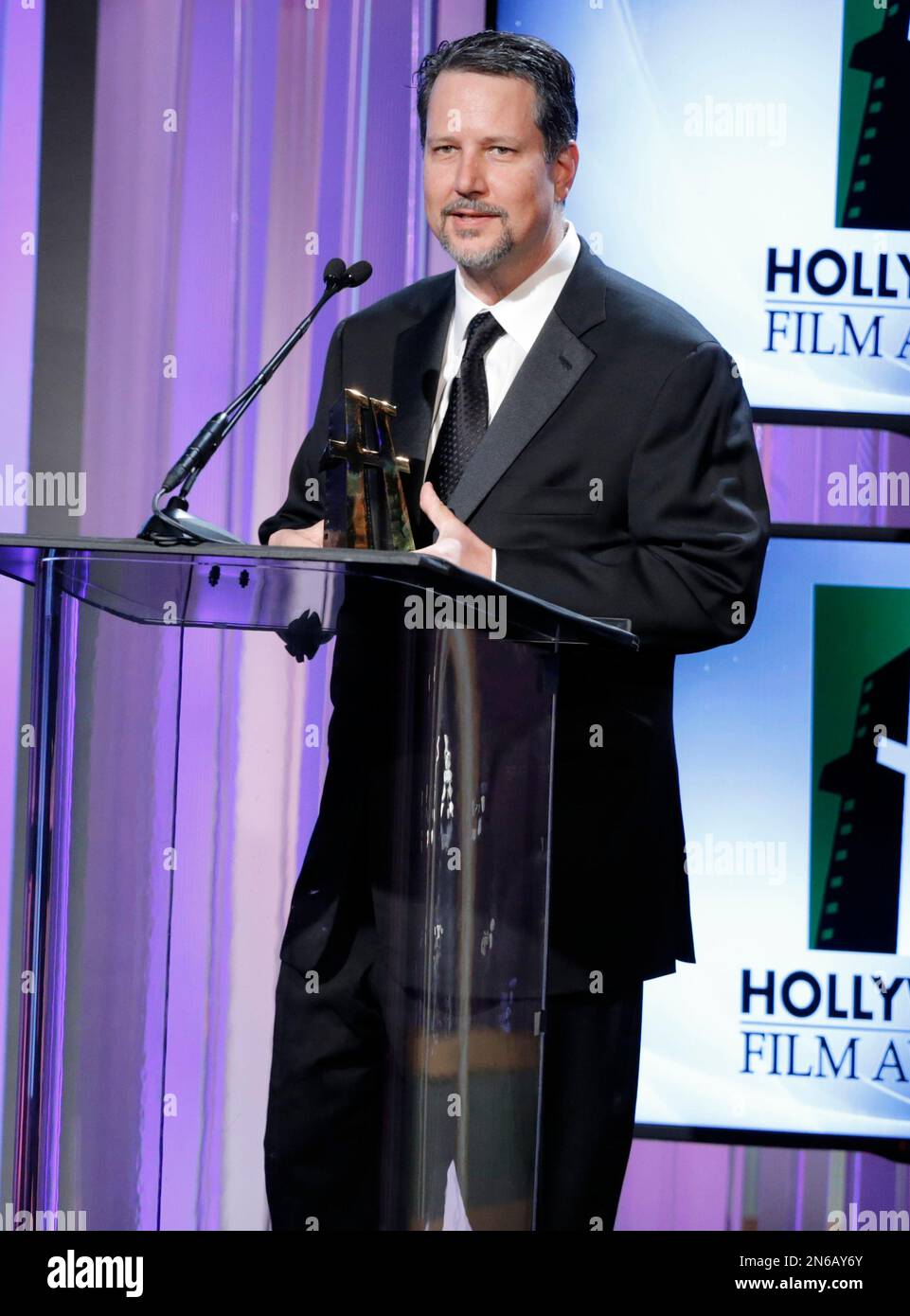 John Knoll accepts the Hollywood visual effects award for "Pacific Rim ...