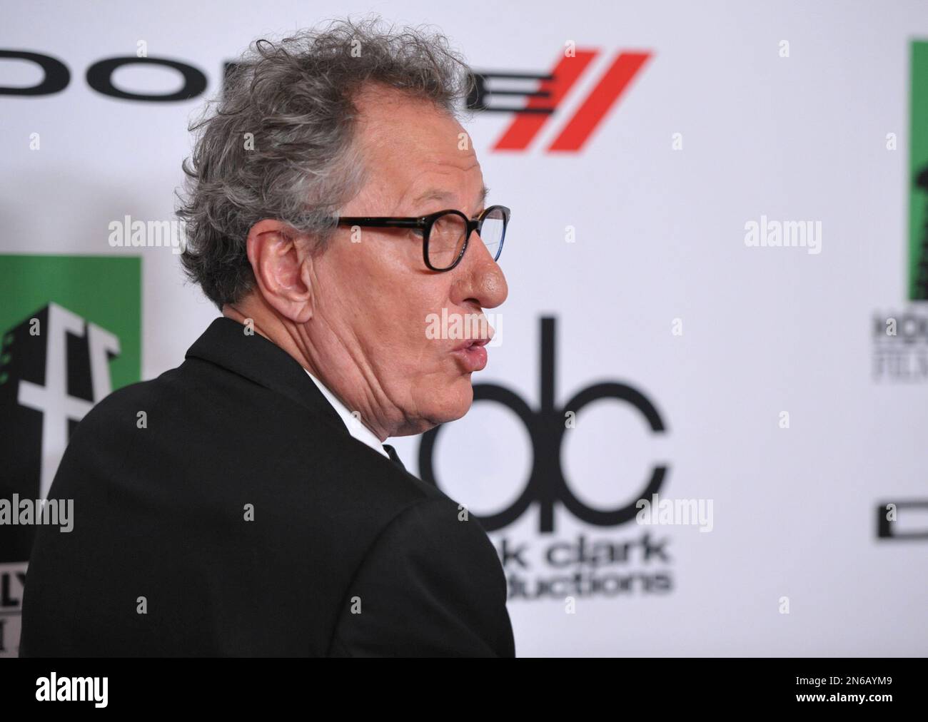 Geoffrey Rush arrives at the 17th Annual Hollywood Film Awards Gala at ...