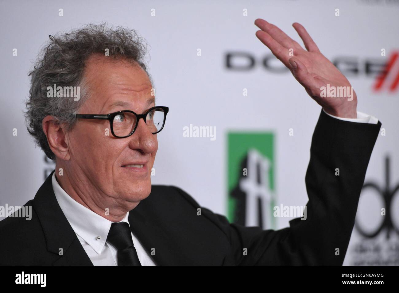 Geoffrey Rush arrives at the 17th Annual Hollywood Film Awards Gala at ...