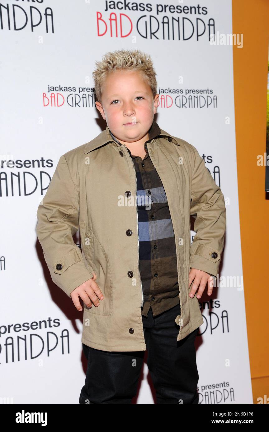 Actor Jackson Nicoll attends a special screening of "Jackass Presents ...