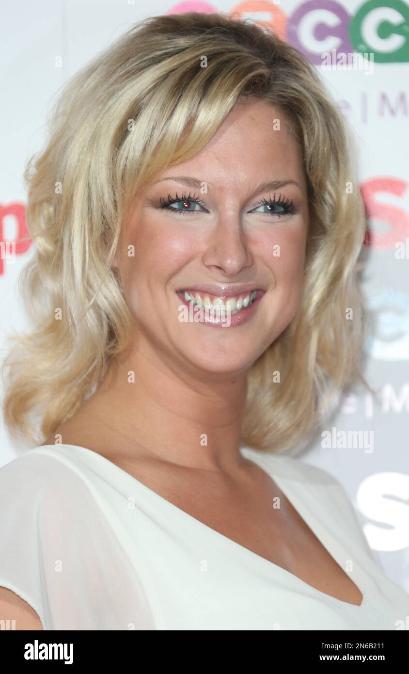 British actress Gemma Bissix arrives for the Inside Soap awards, held ...