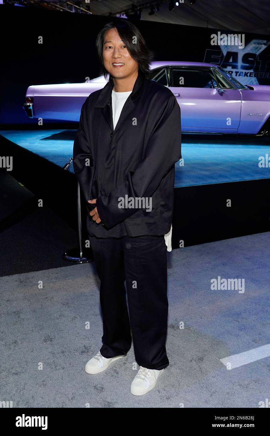 Sung Kang poses at the trailer launch of the film "Fast X," Thursday ...