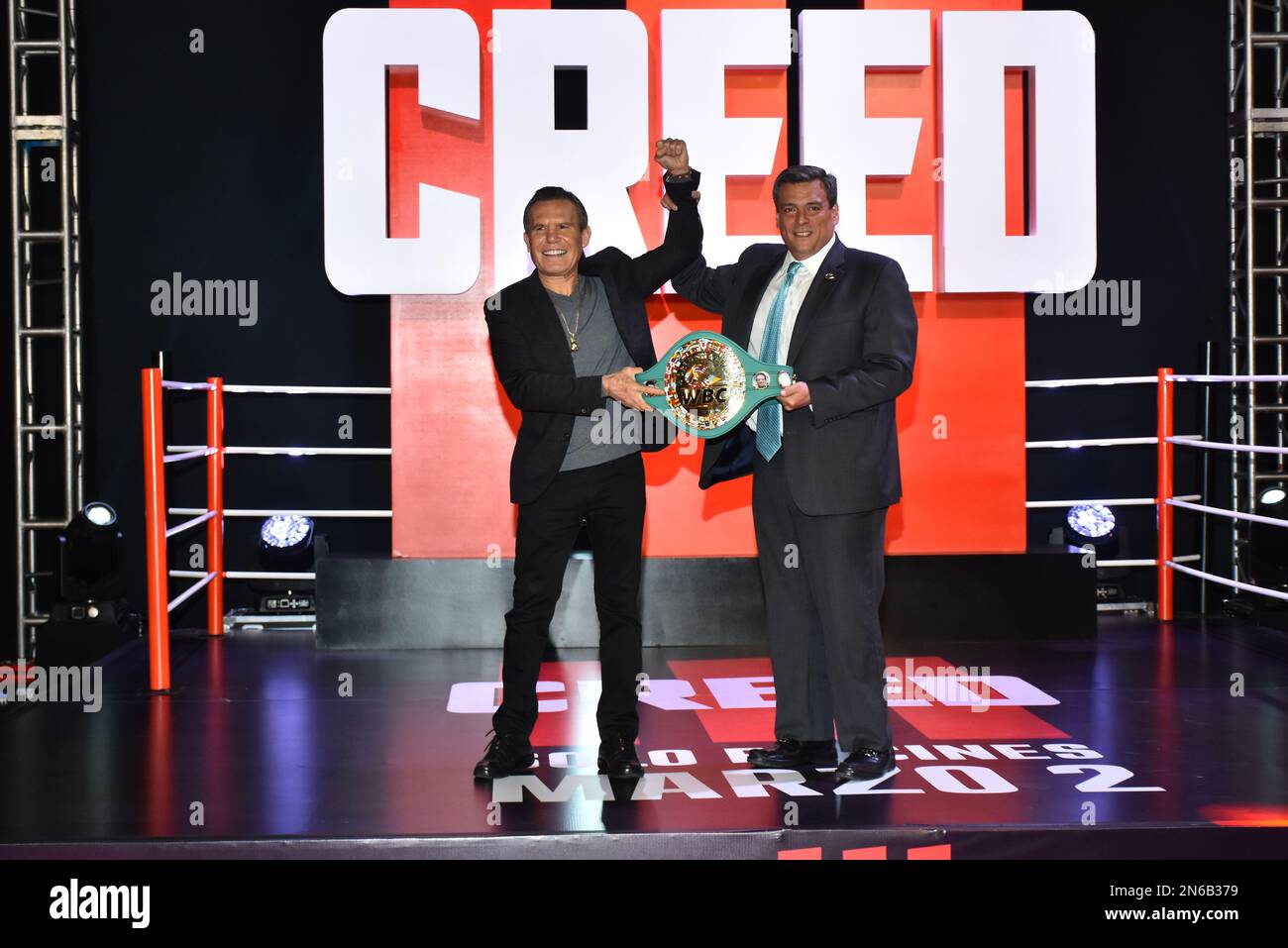 February 9, 2023, Mexico City, Mexico: Former Boxer Julio Cesar Chavez ...