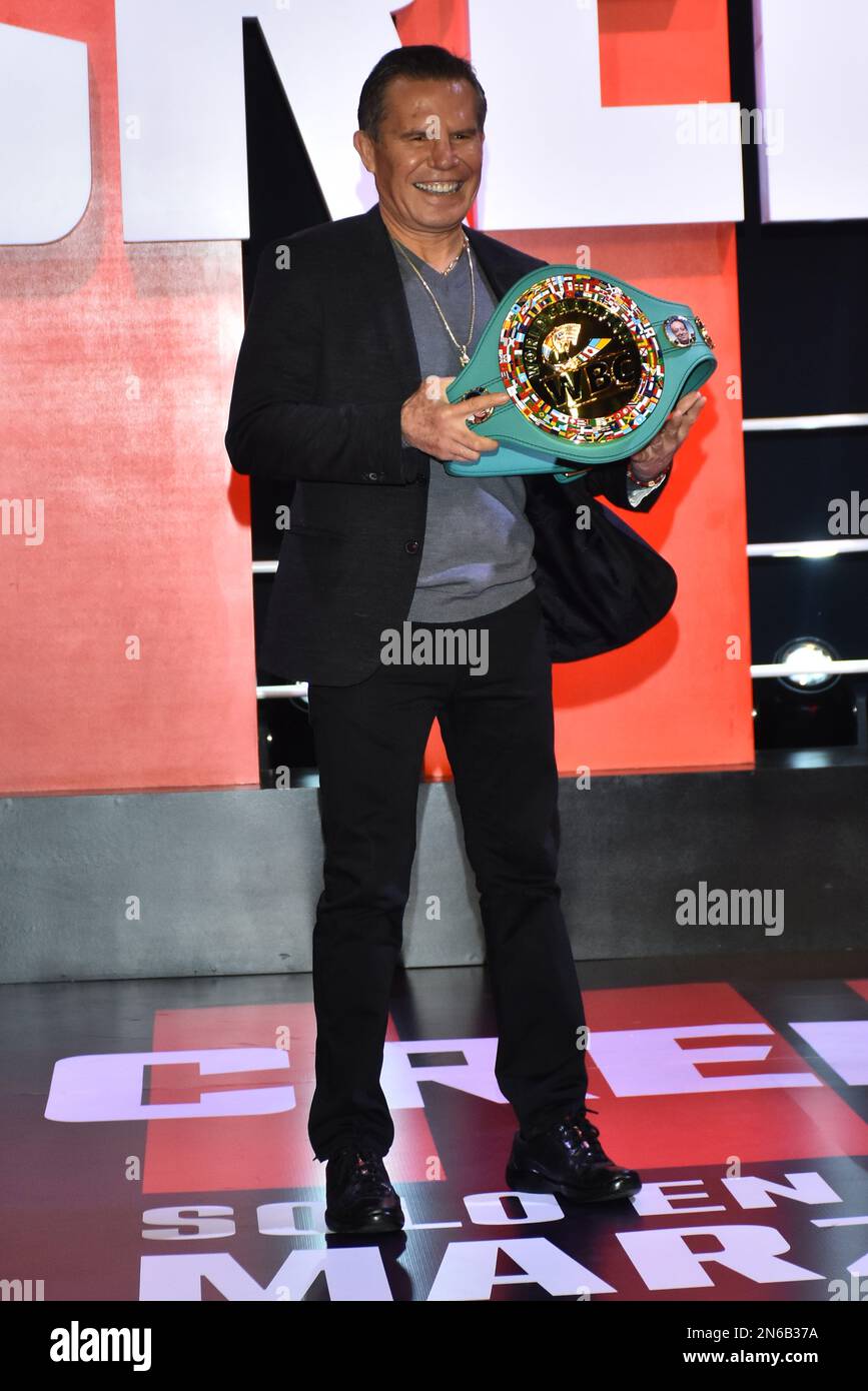 February 9, 2023, Mexico City, Mexico: Former Boxer Julio Cesar Chavez ...