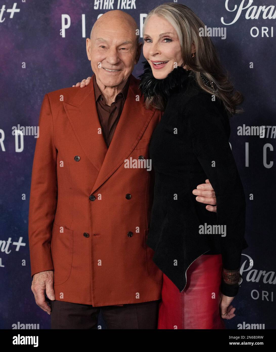 Hollywood, CA , February 9, 2023. (L-R) Patrick Stewart and Gates ...