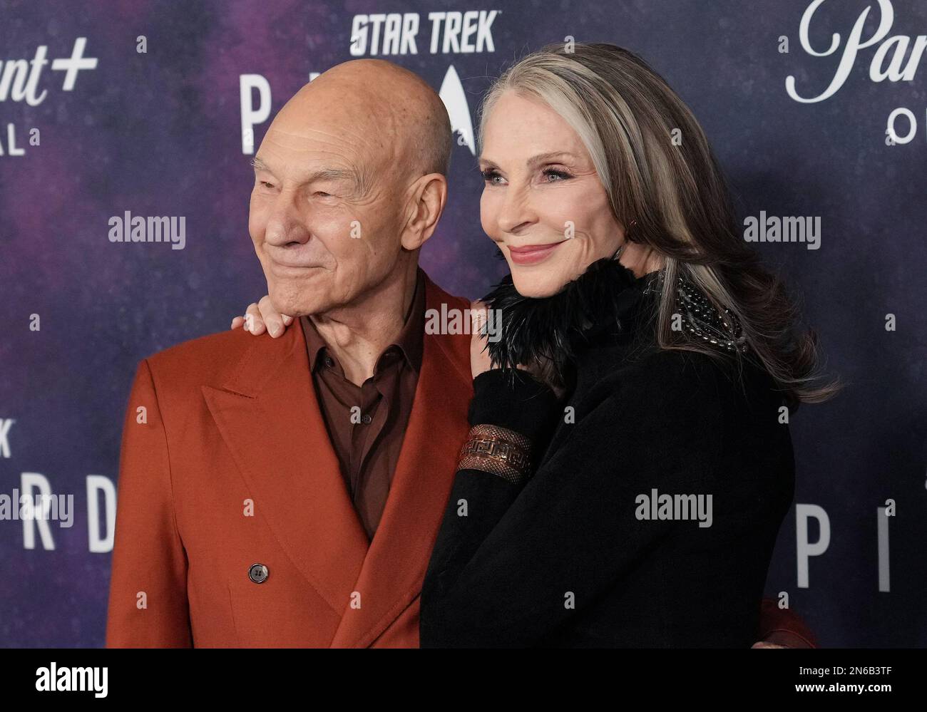 Hollywood, CA , February 9, 2023. (L-R) Patrick Stewart and Gates ...