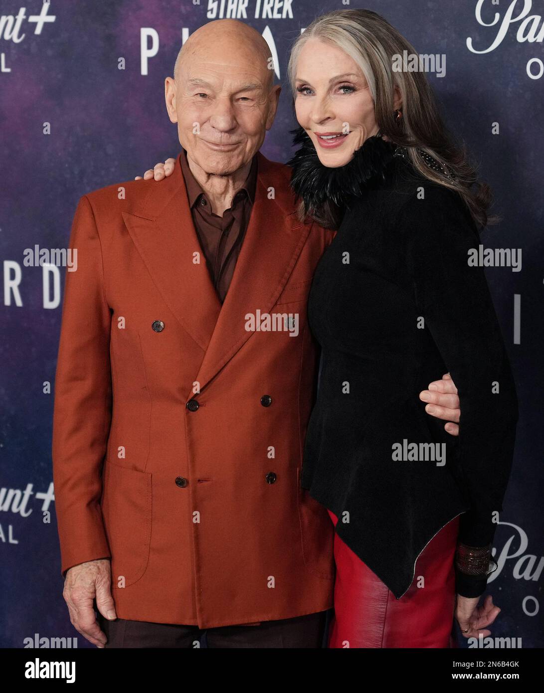 Hollywood, CA , February 9, 2023. (L-R) Patrick Stewart and Gates ...