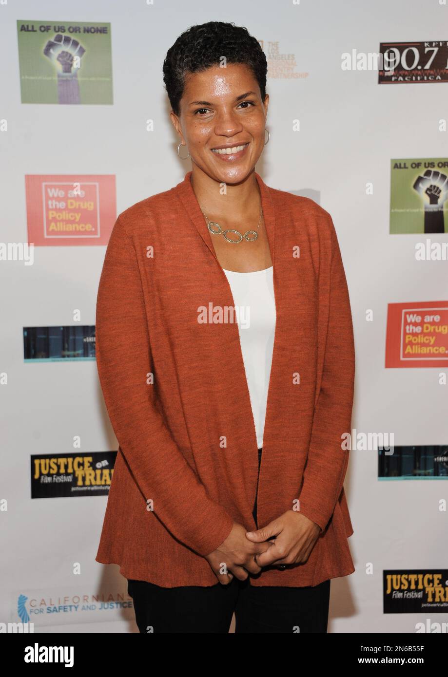 Michelle Alexander seen at the Justice on Trial Film Festival, on Oct ...