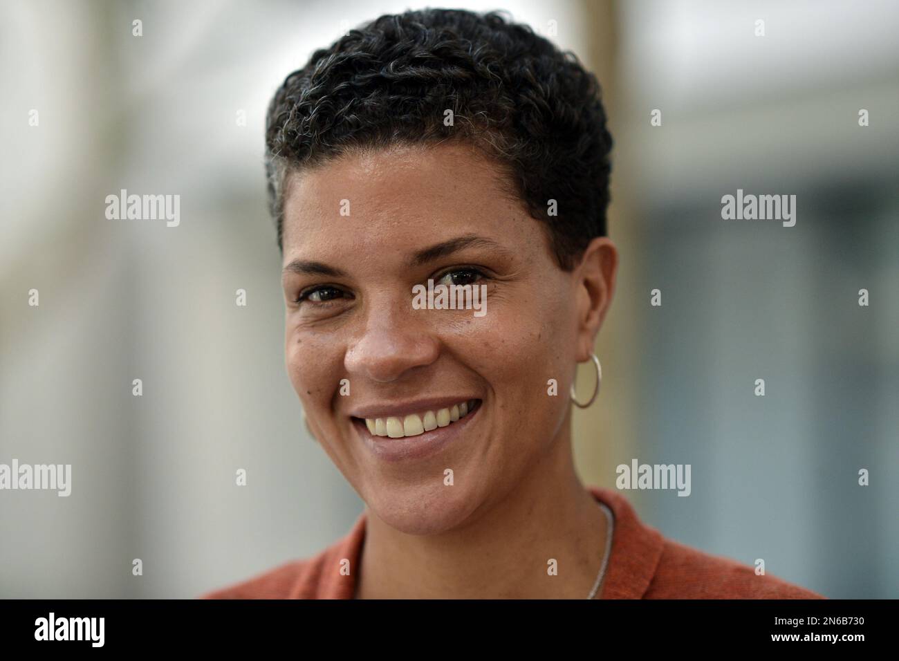 Michelle Alexander seen at the Justice on Trial Film Festival, on Oct ...