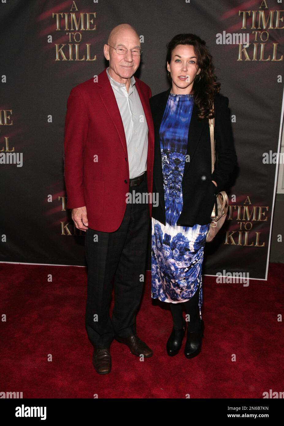 Actor Patrick Stewart, left and daughter Sophie Alexandra Stewart ...