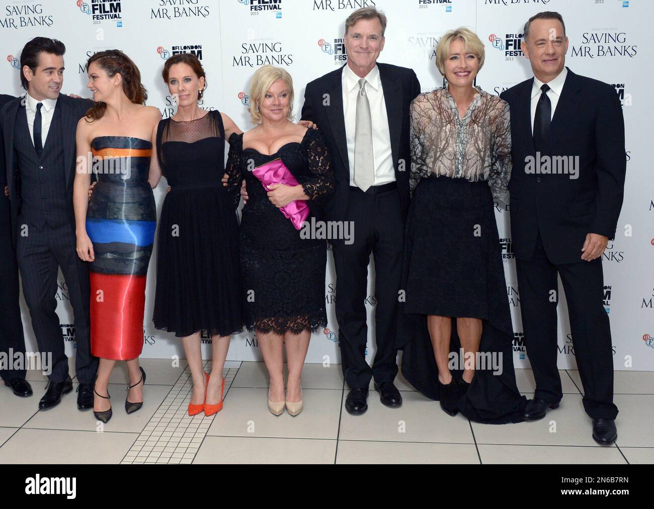 Actors Colin Farrell and Ruth Wilson, screenwriter Kelly Marcel ...