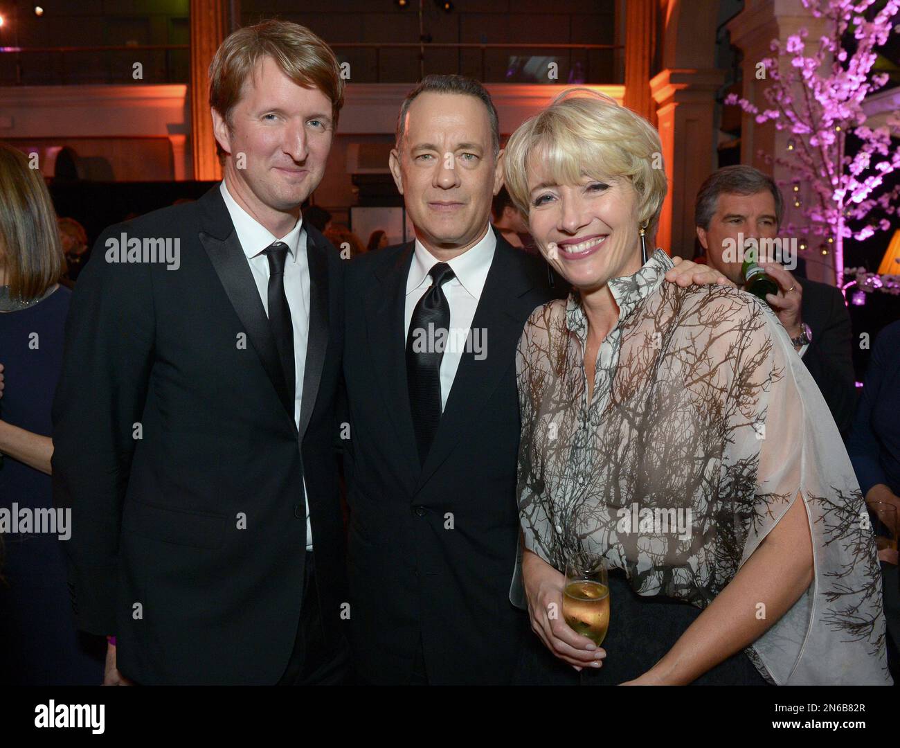 Tom Hooper, Tom Hanks and Emma Thompson attend the 57th BFI London Film ...