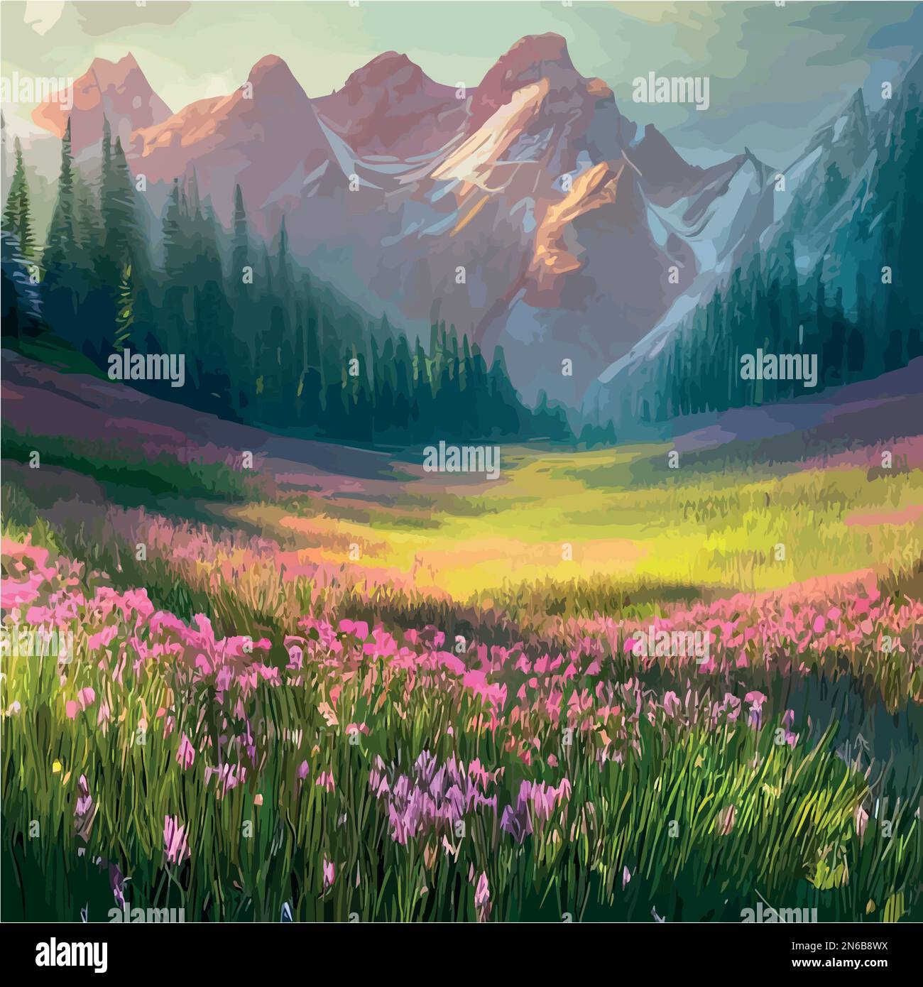 Zaanse schans landscape blue sky Stock Vector Images - Alamy