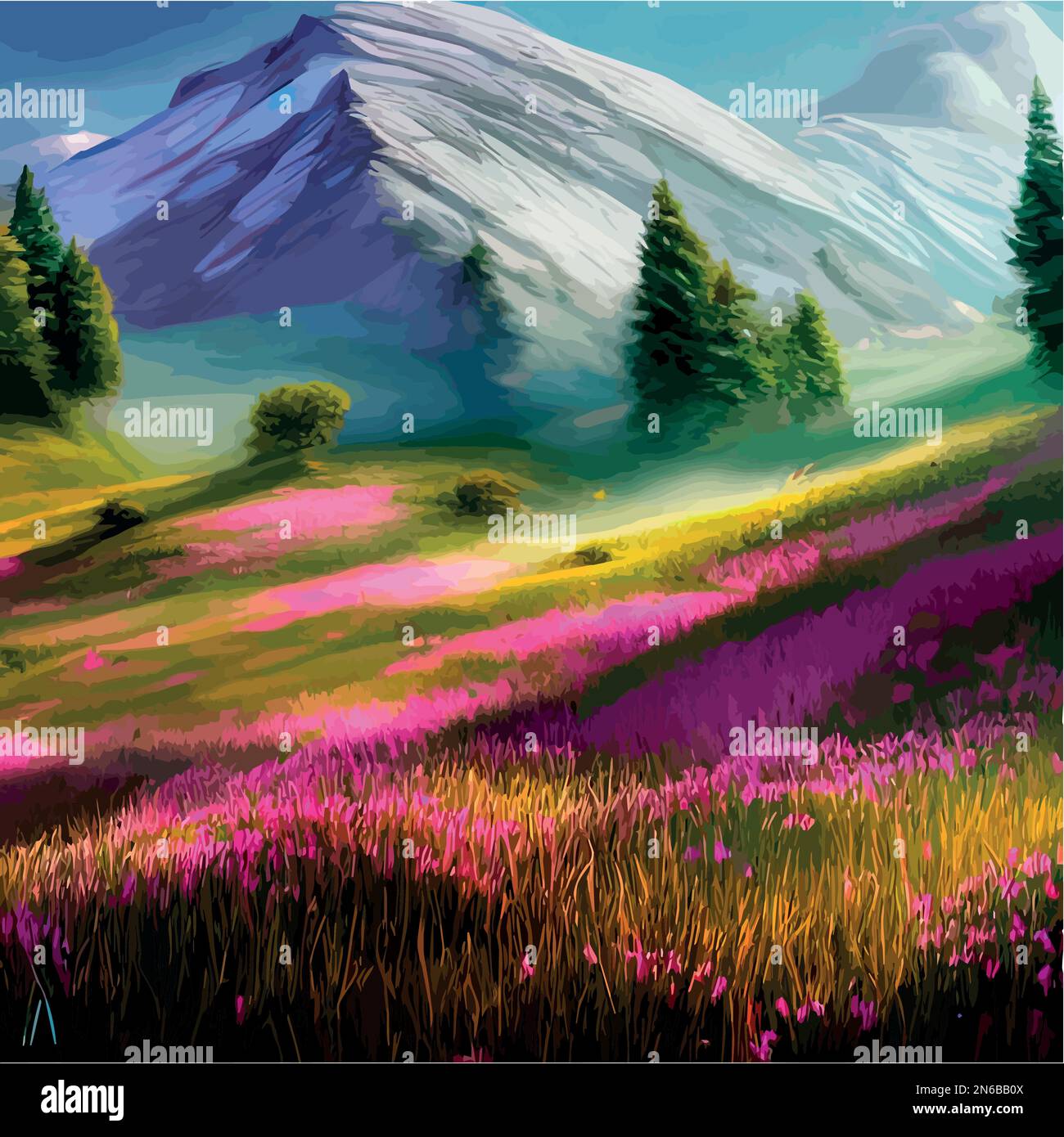 Ground slope Stock Vector Images - Alamy