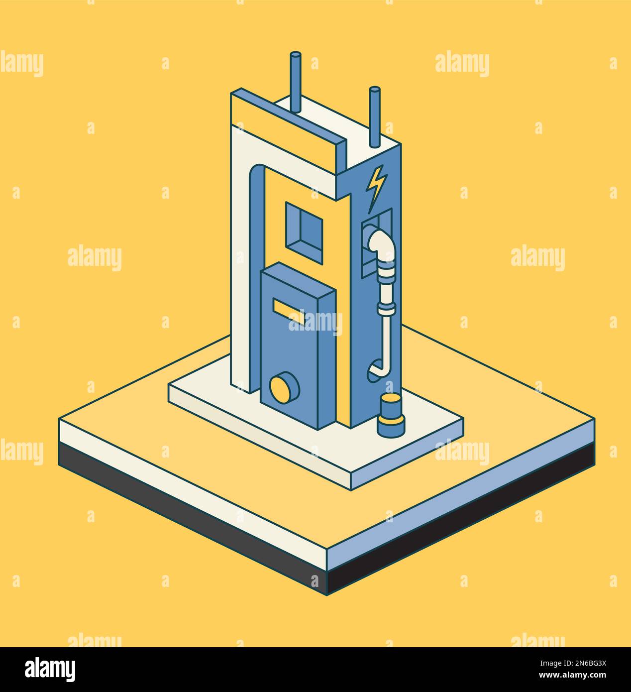 Smart ev charger Stock Vector Images - Alamy