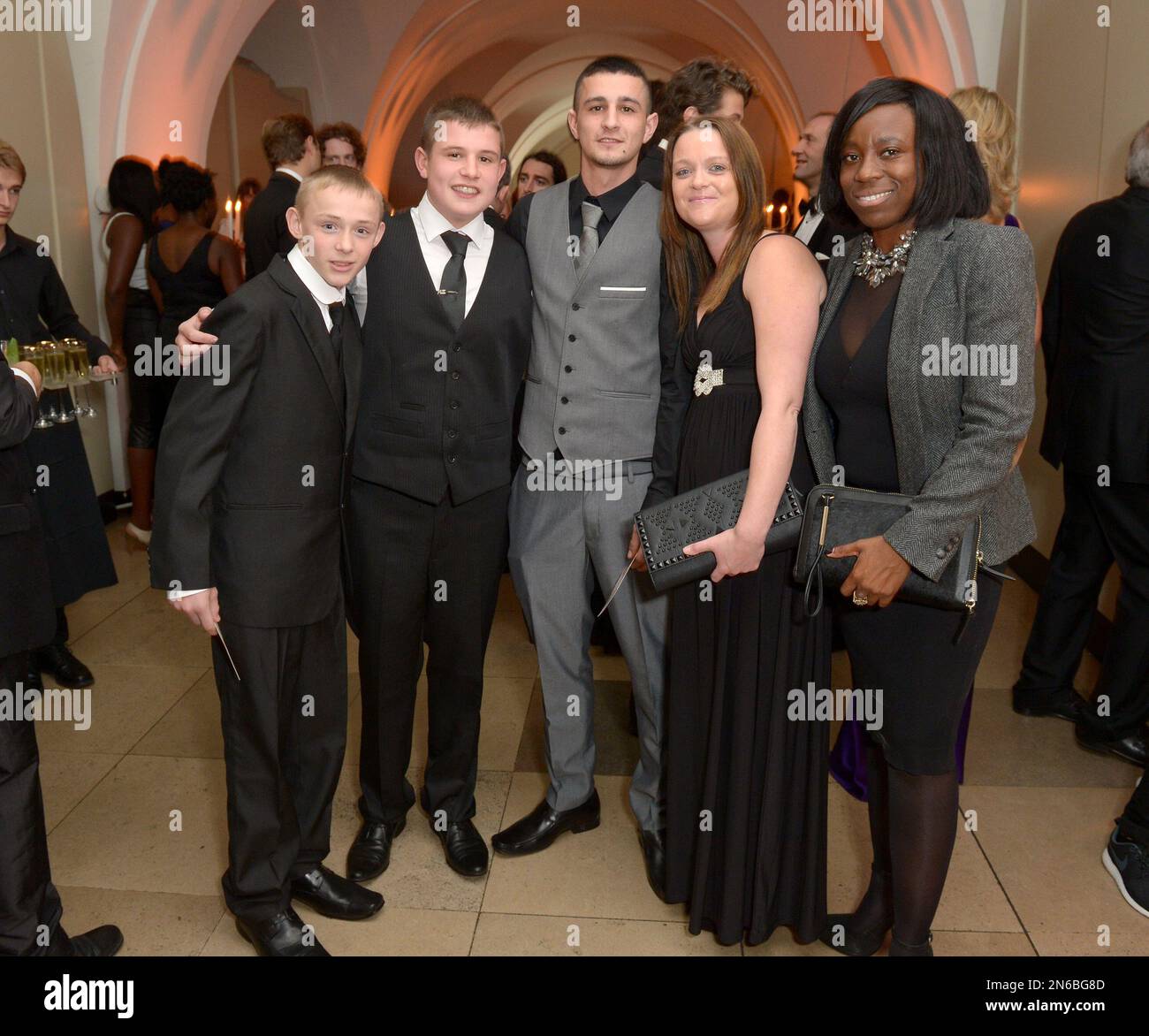 Actors Connor Chapman, Shaun Thomas and guests attend the 57th BFI ...