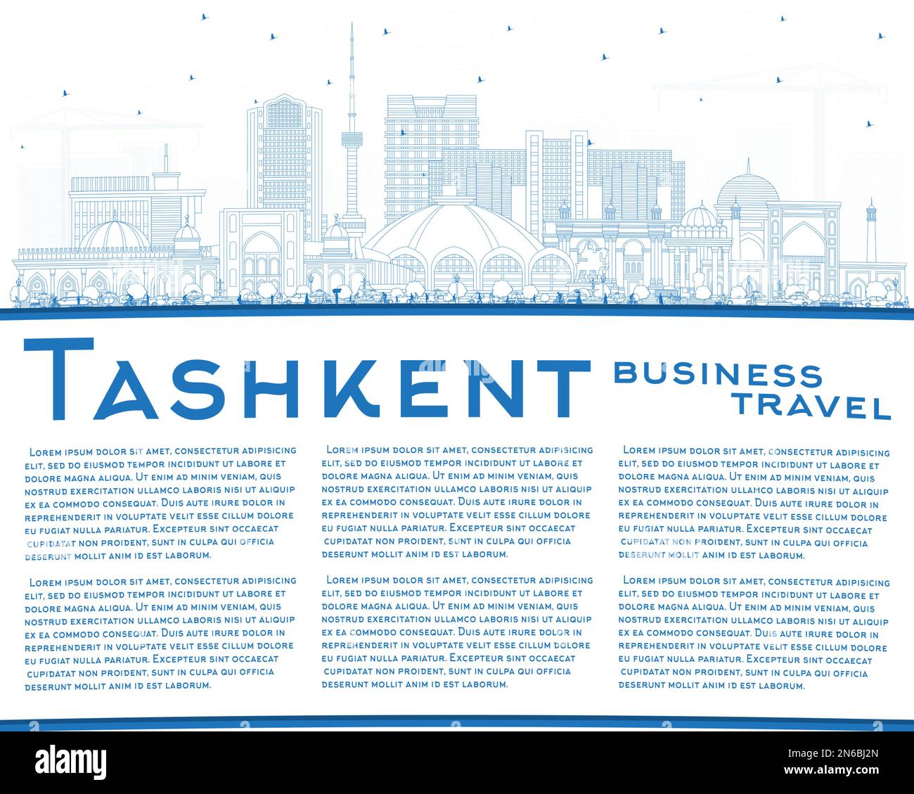 Tashkent city contour hi-res stock photography and images - Alamy