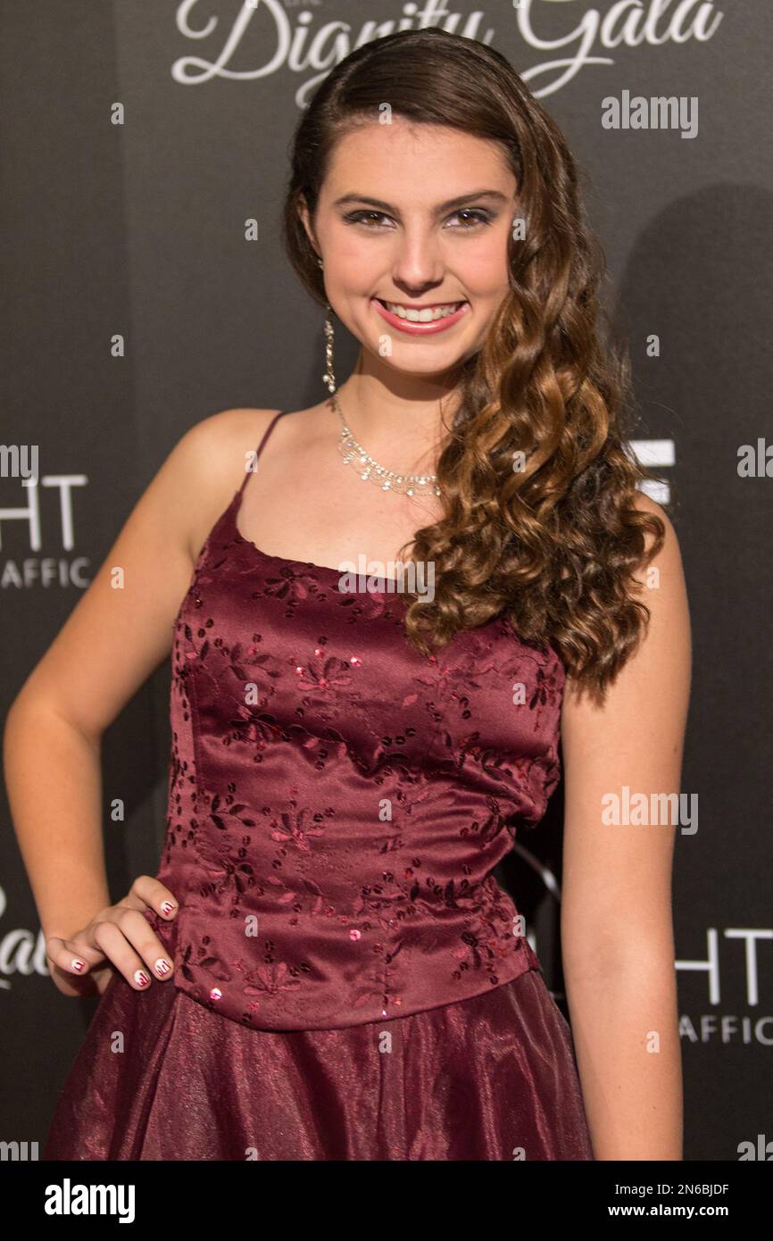 Actress Taylor Hay arrives at the Inaugural Dignity Gala at the Beverly ...