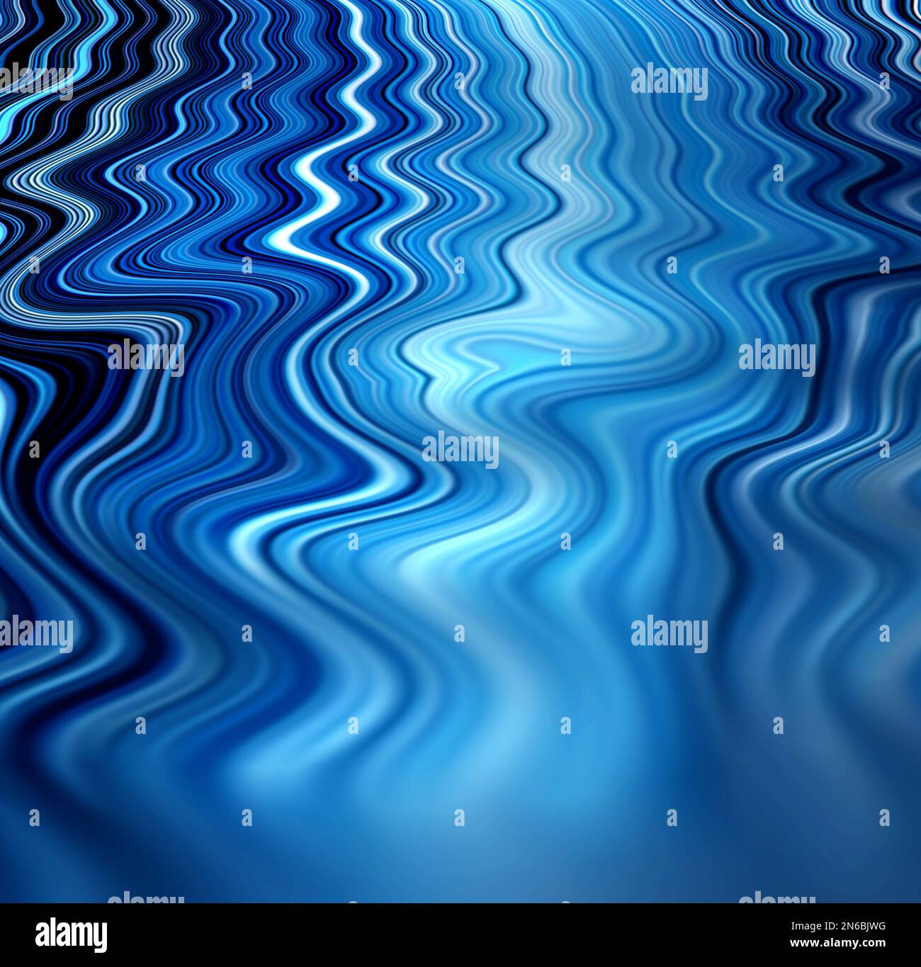 Waves, ripple and blue with waveform pattern and mockup for 3d, digital ...