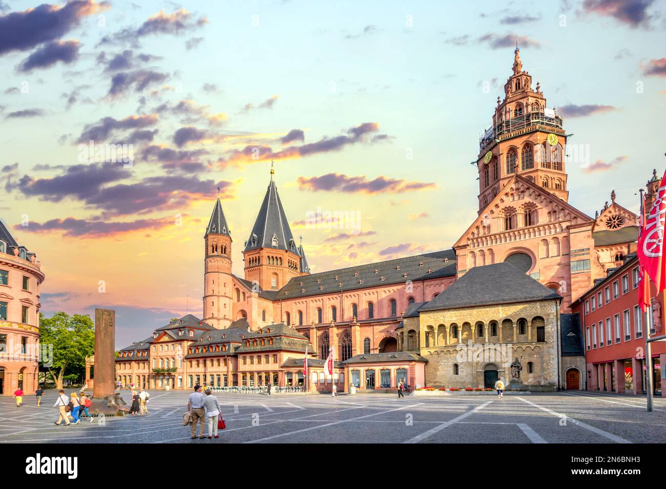 Historical city of Mainz, Germany Stock Photo - Alamy