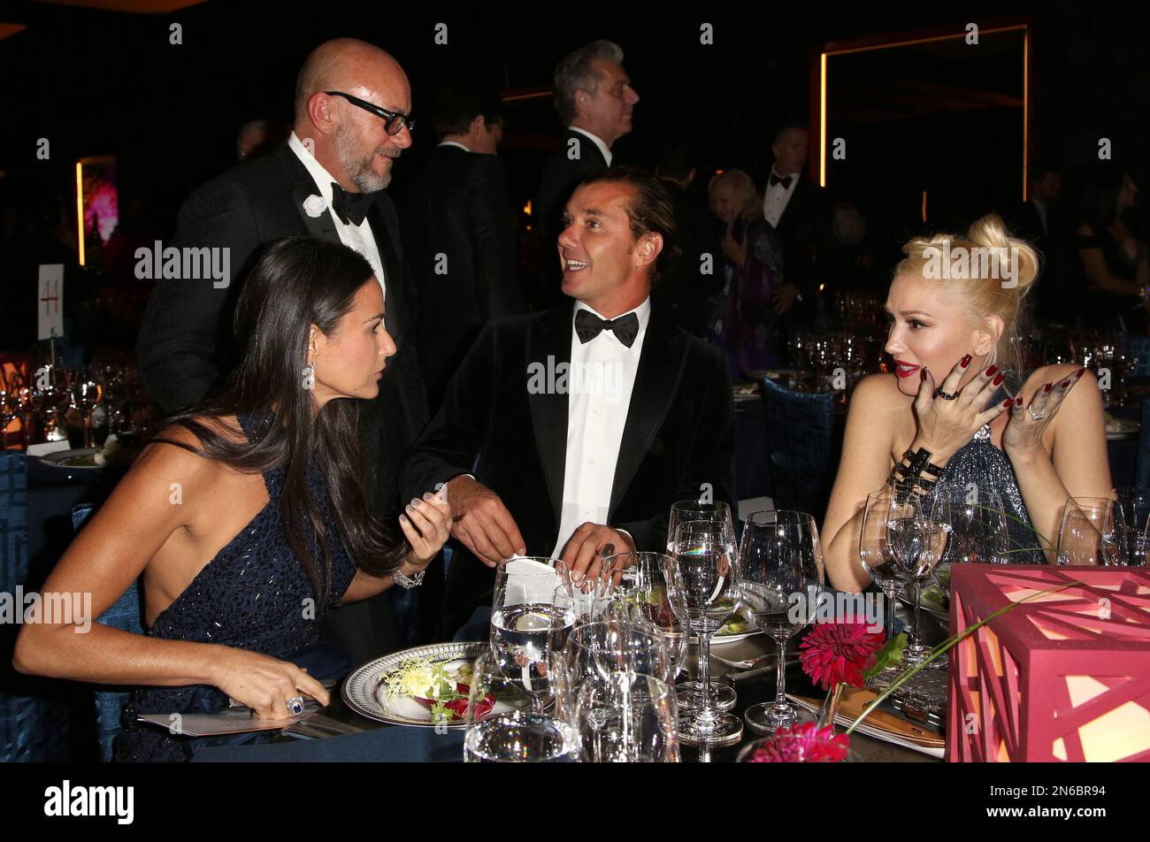 From left, actress Demi Moore and musicians Gavin Rossdale and Gwen ...