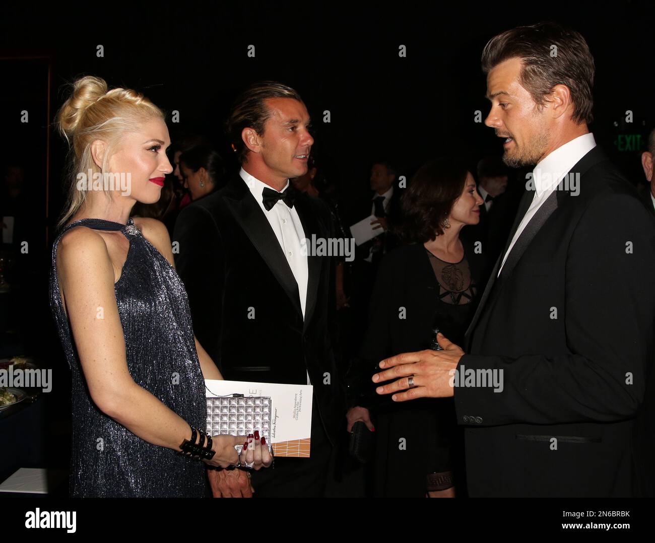 From left, musicians Gwen Stefani, Gavin Rossdale and actor Josh ...