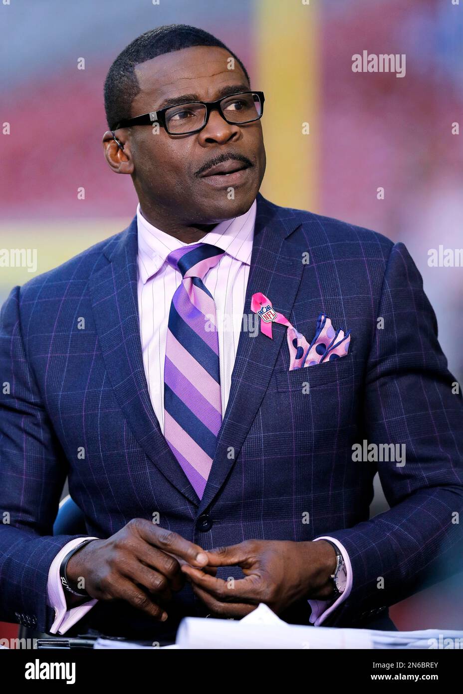 NFL Network Thursday Night Football live analyst Michael Irvin speaks ...