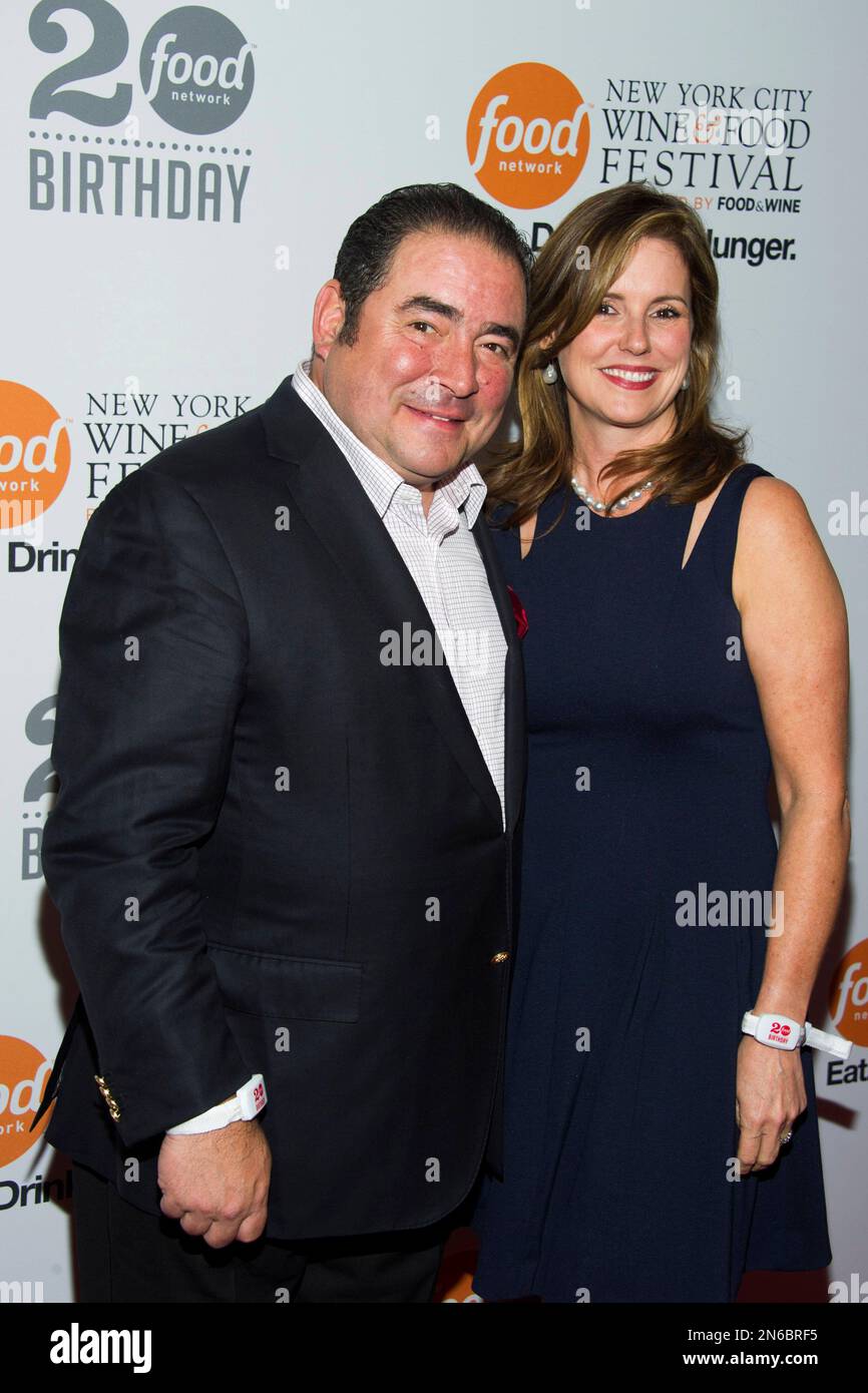 Emeril Lagasse and Alden Lovelace attend the Food Network's 20th ...