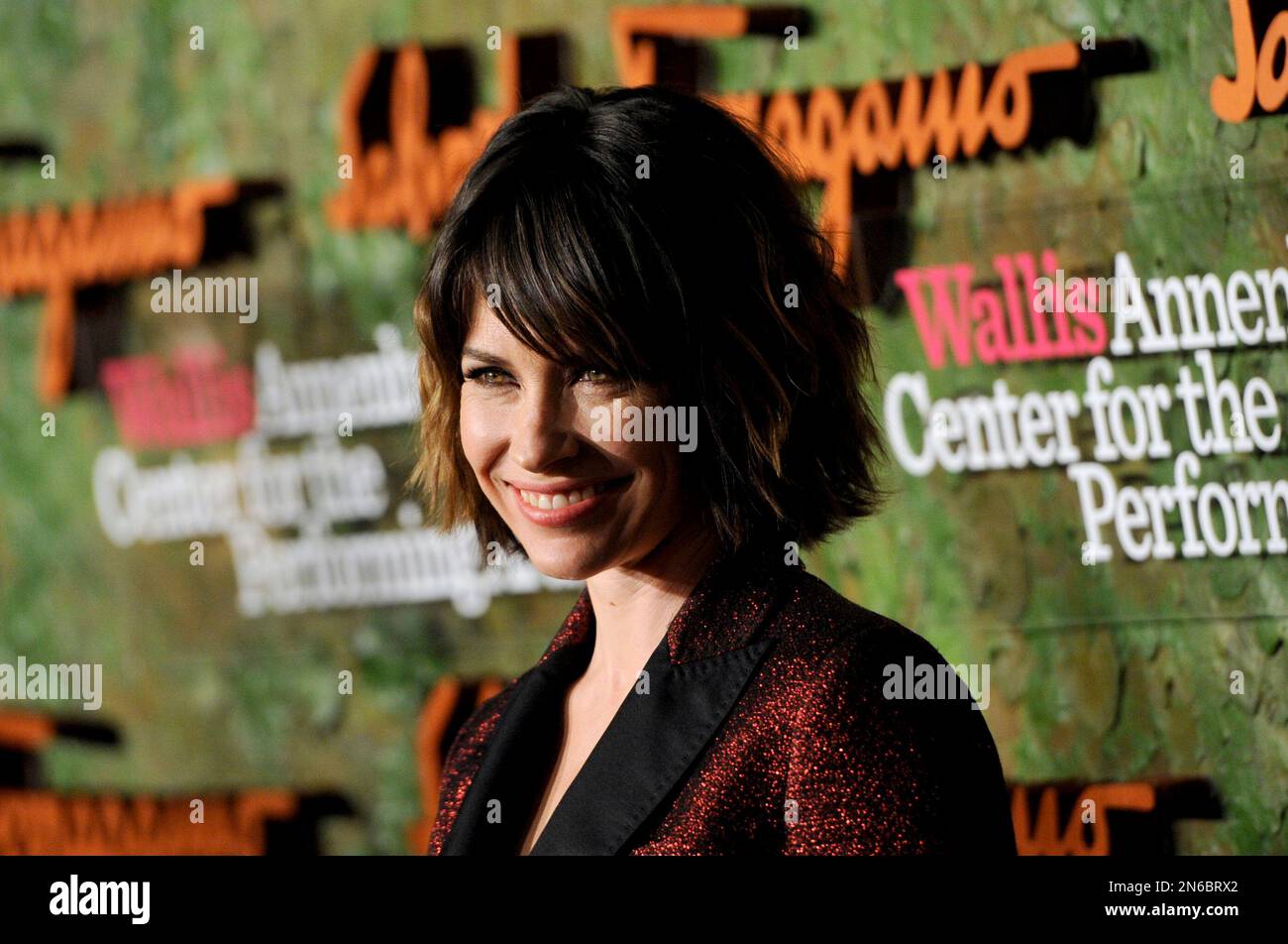 Actress Evangeline Lilly arrives at the Wallis Annenberg Center for the ...