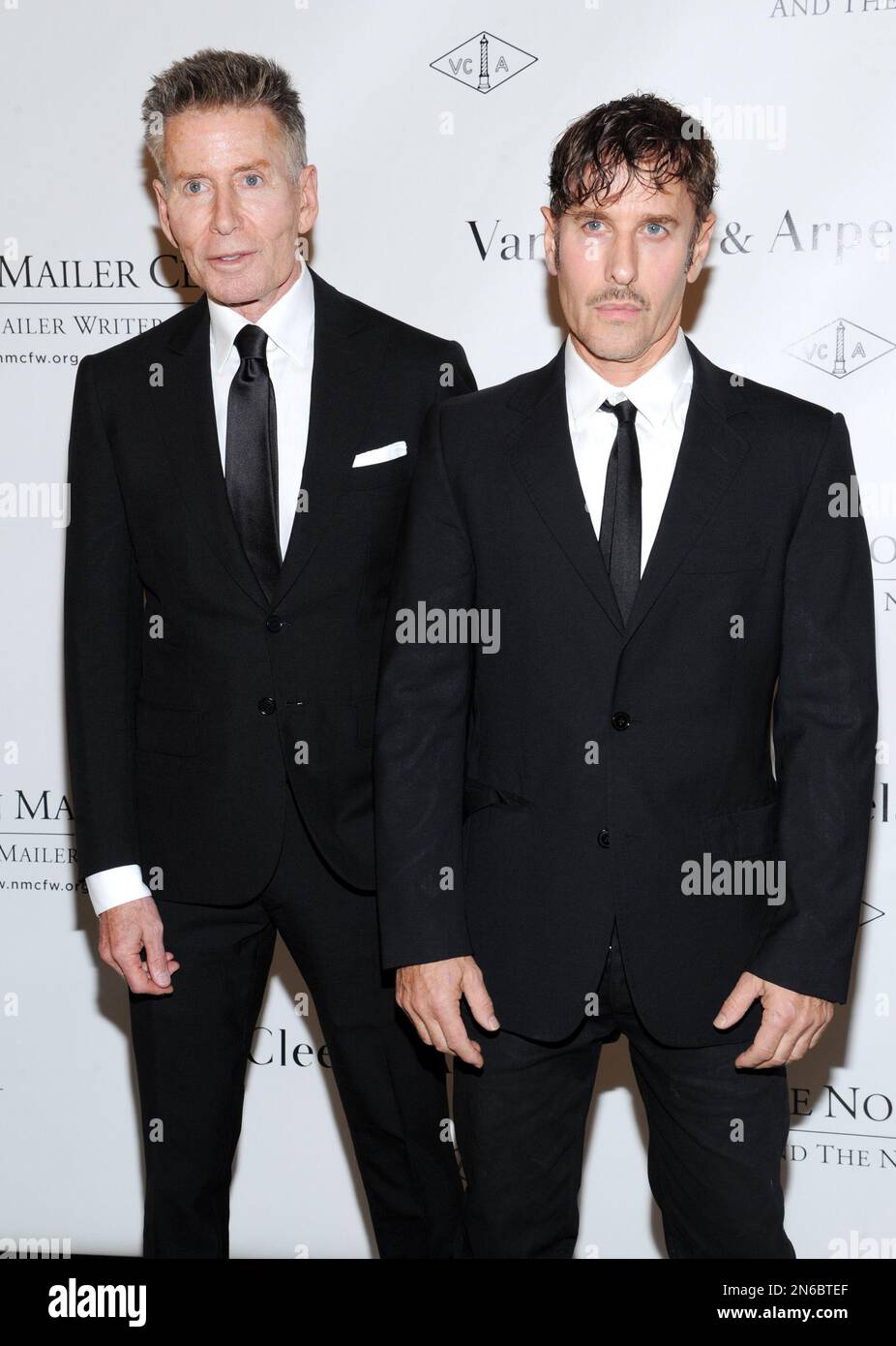 Fashion designer Calvin Klein, left, and photographer Steven Klein ...