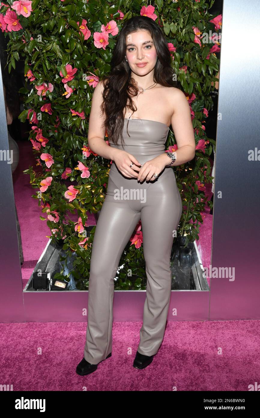 New York, USA. 09th Feb, 2023. Lindsey, friend of Noriella, attends the ...