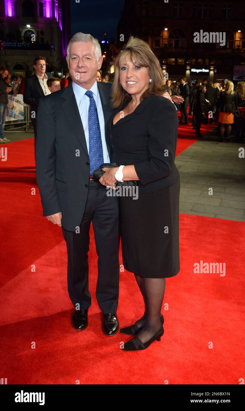 Eve Pollard arrives on the red carpet for the European Premiere of "One ...
