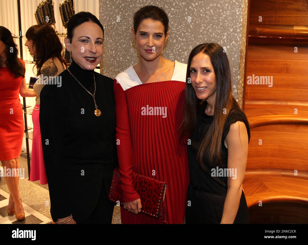 From left, HBO's Nancy Lesser, actress Cobie Smulders and Jodi Gottlieb ...