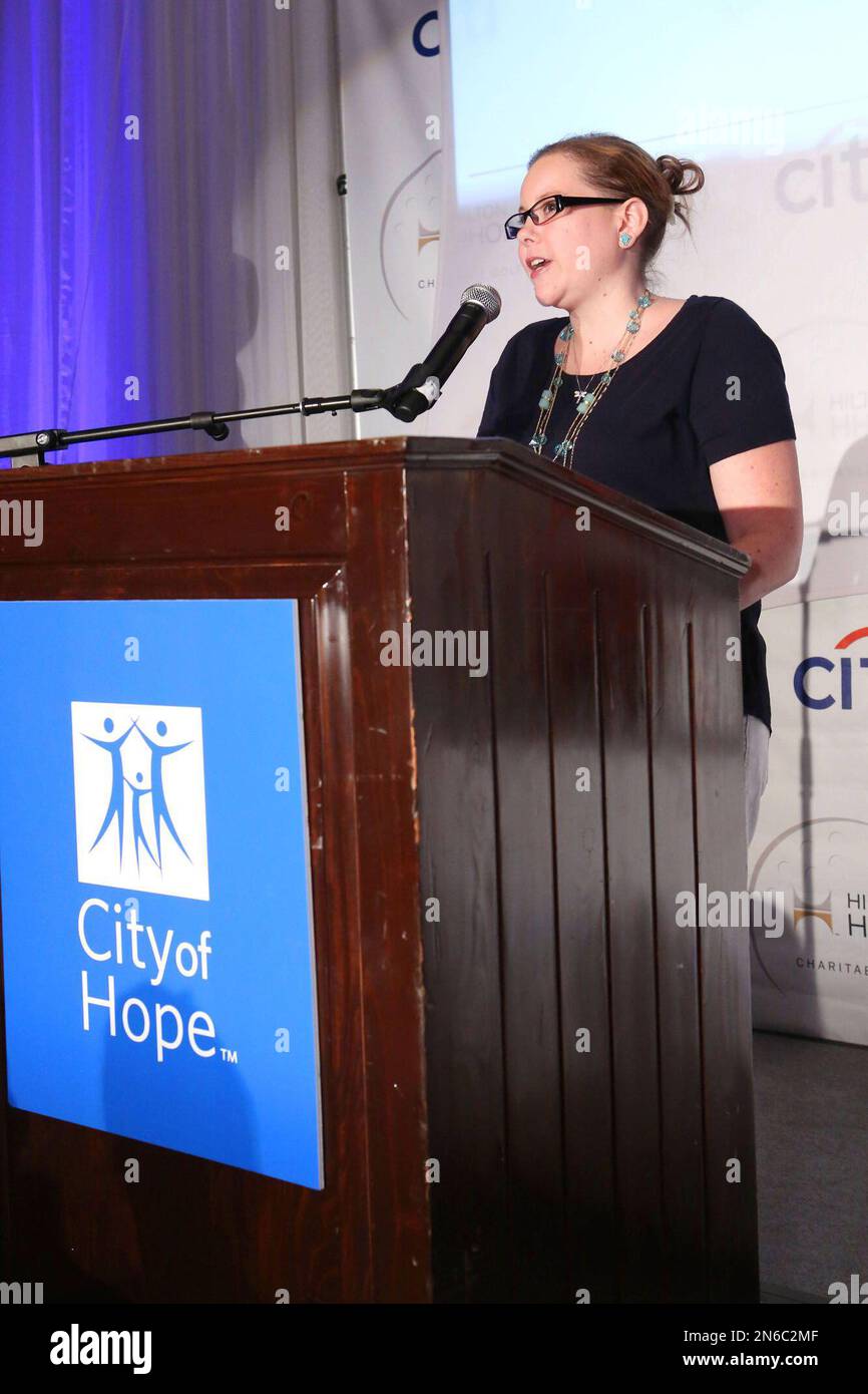 Lacey Conlan shares her story of survival at the reception for the 8th ...