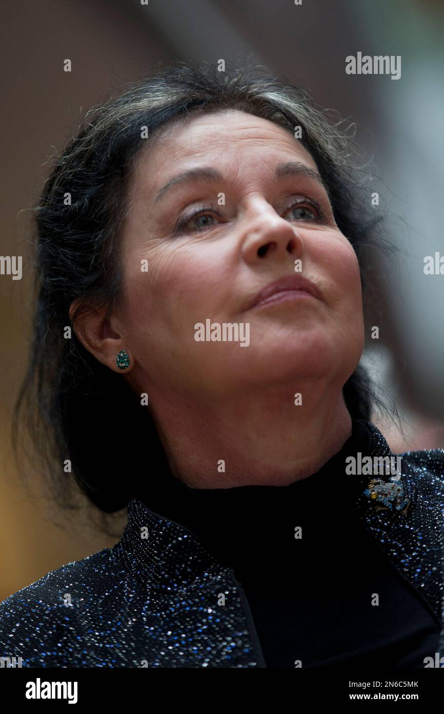 U.S. actress Millie Perkins who played the role of Anne Frank in the ...