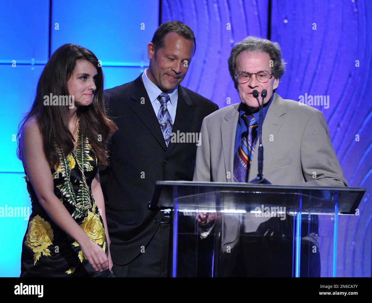 BEVERLY HILLS, CA - MARCH 11: The family of Philo T. Farnsworth, (L-R ...