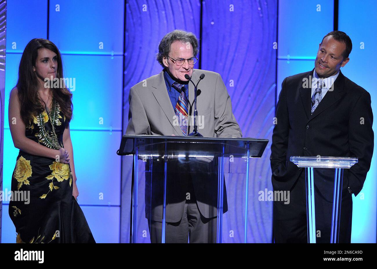 BEVERLY HILLS, CA - MARCH 11: The family of Philo T. Farnsworth, (L-R ...