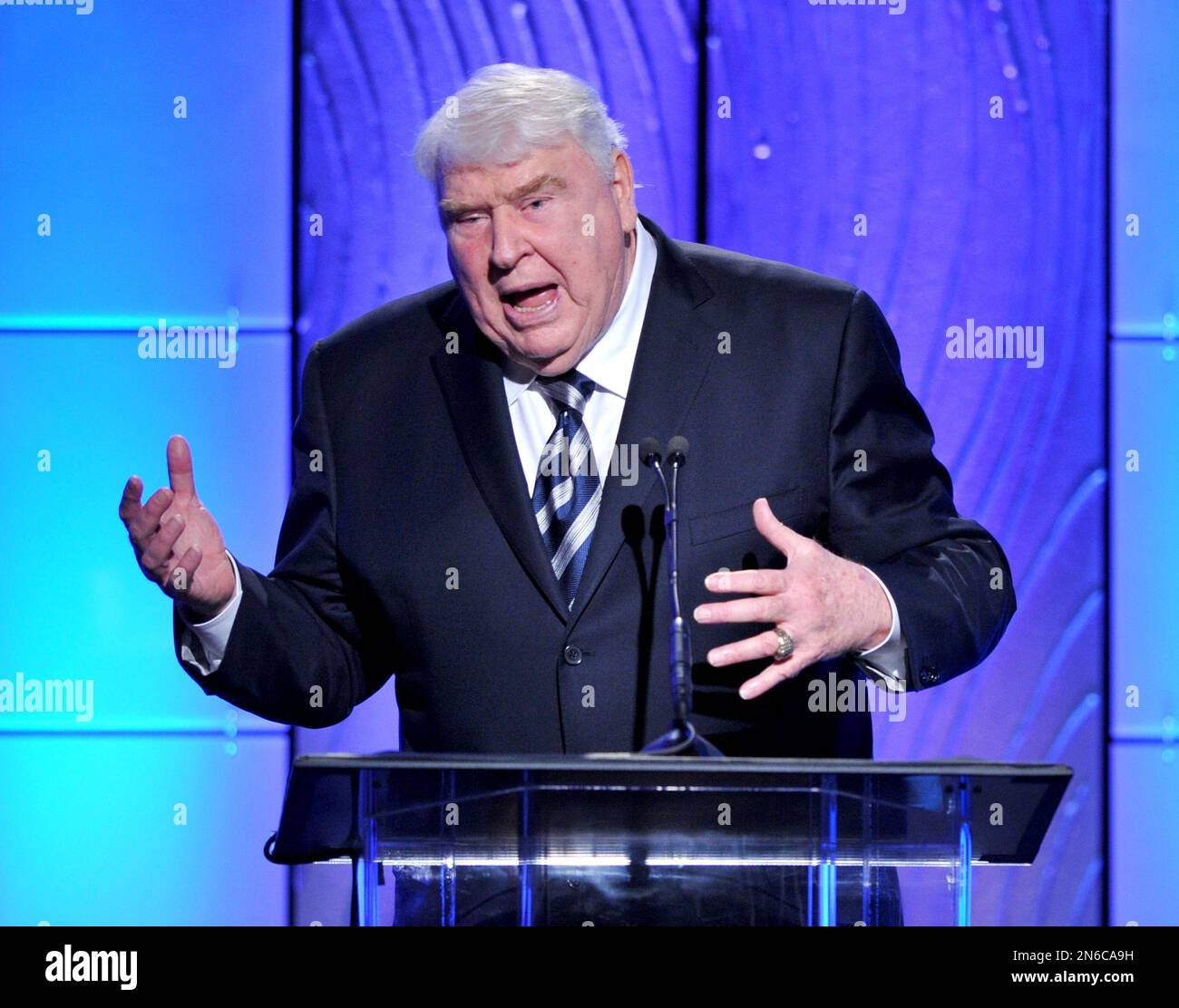 BEVERLY HILLS, CA - MARCH 11: Presenter John Madden speaks onstage at ...