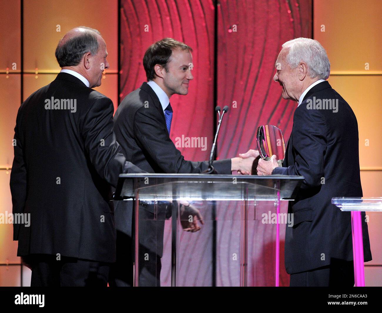 BEVERLY HILLS, CA - MARCH 11: (L-R) Presenters Jeff Fager and David ...