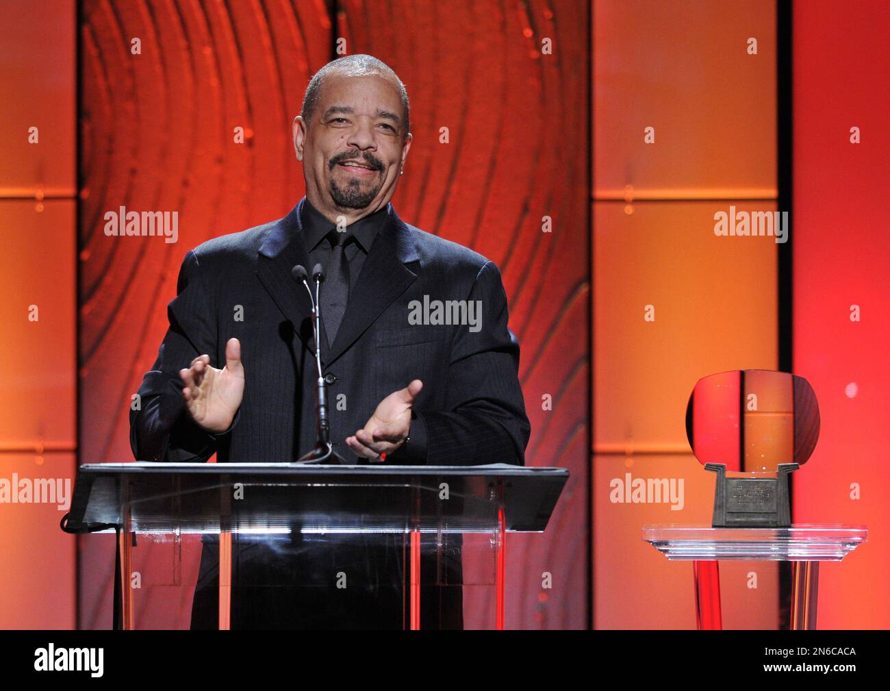 BEVERLY HILLS, CA - MARCH 11: Presenter Ice-T speaks onstage at the ...