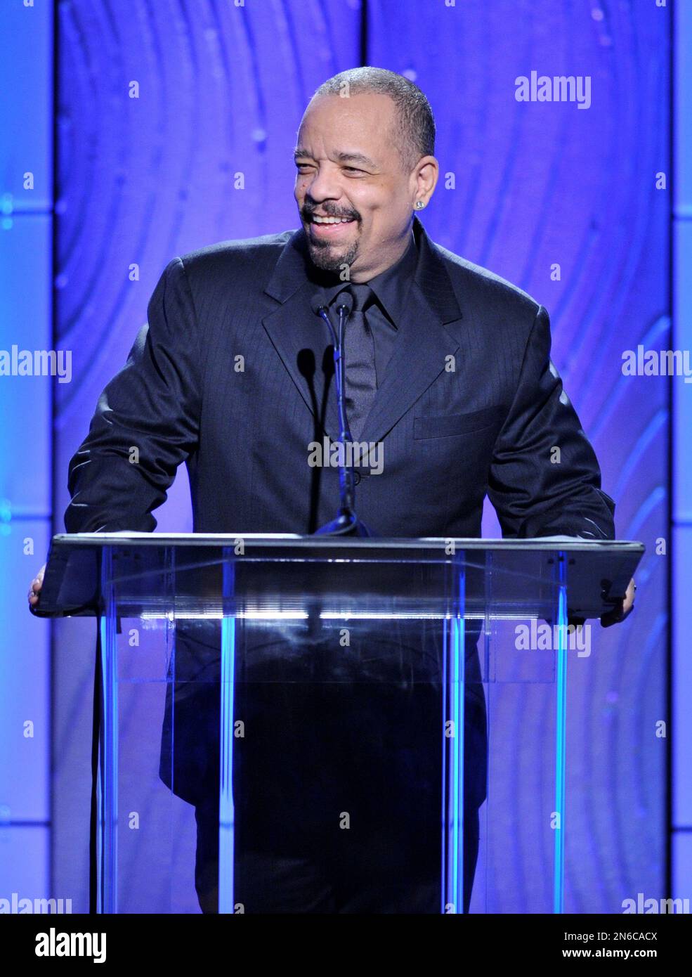 BEVERLY HILLS, CA - MARCH 11: Presenter Ice-T speaks onstage at the ...