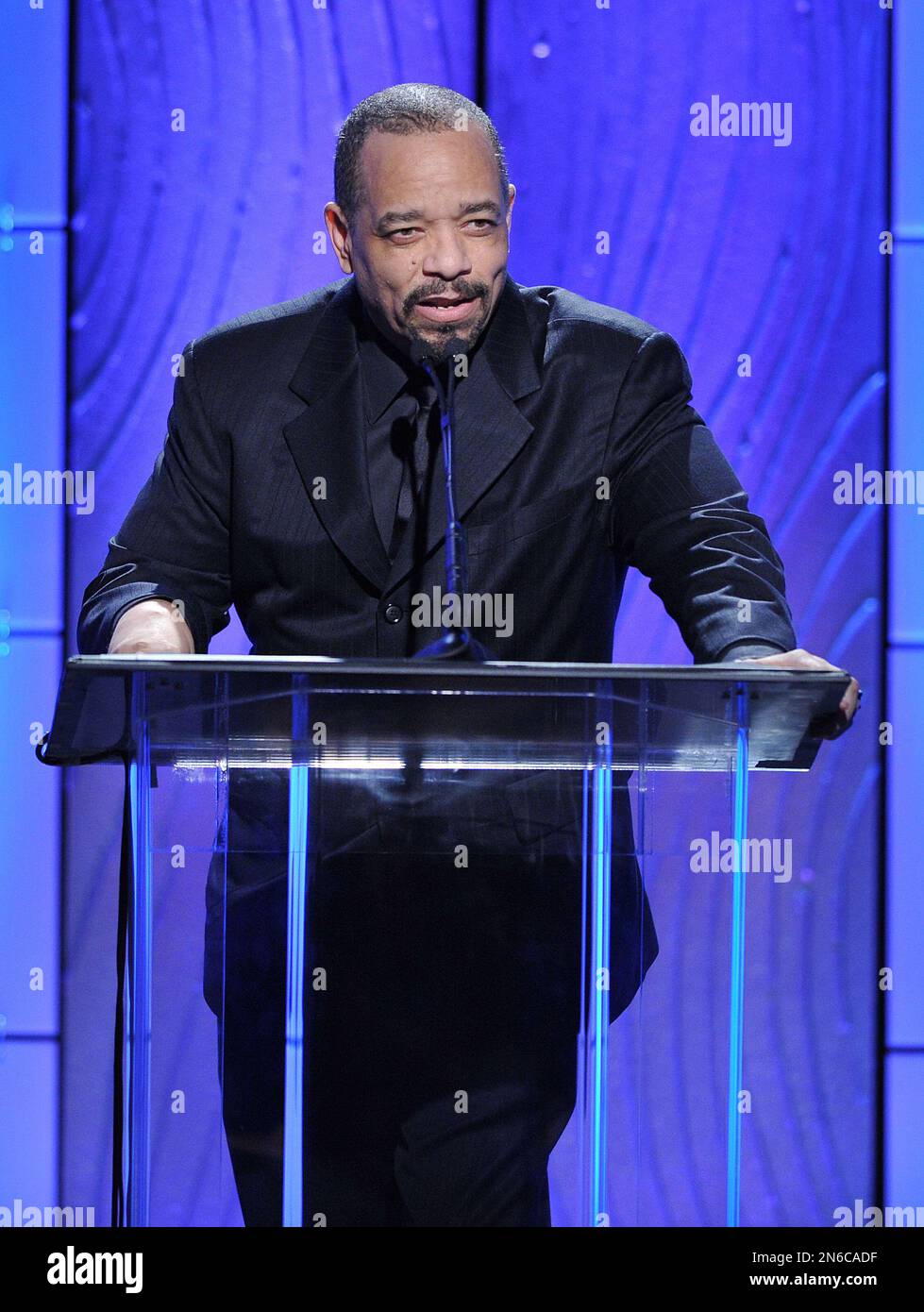 BEVERLY HILLS, CA - MARCH 11: Presenter Ice-T speaks onstage at the ...