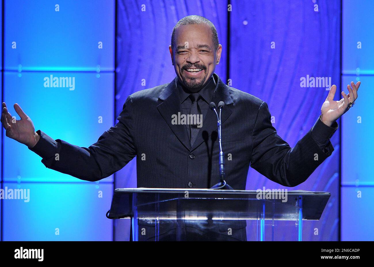 BEVERLY HILLS, CA - MARCH 11: Presenter Ice-T speaks onstage at the ...
