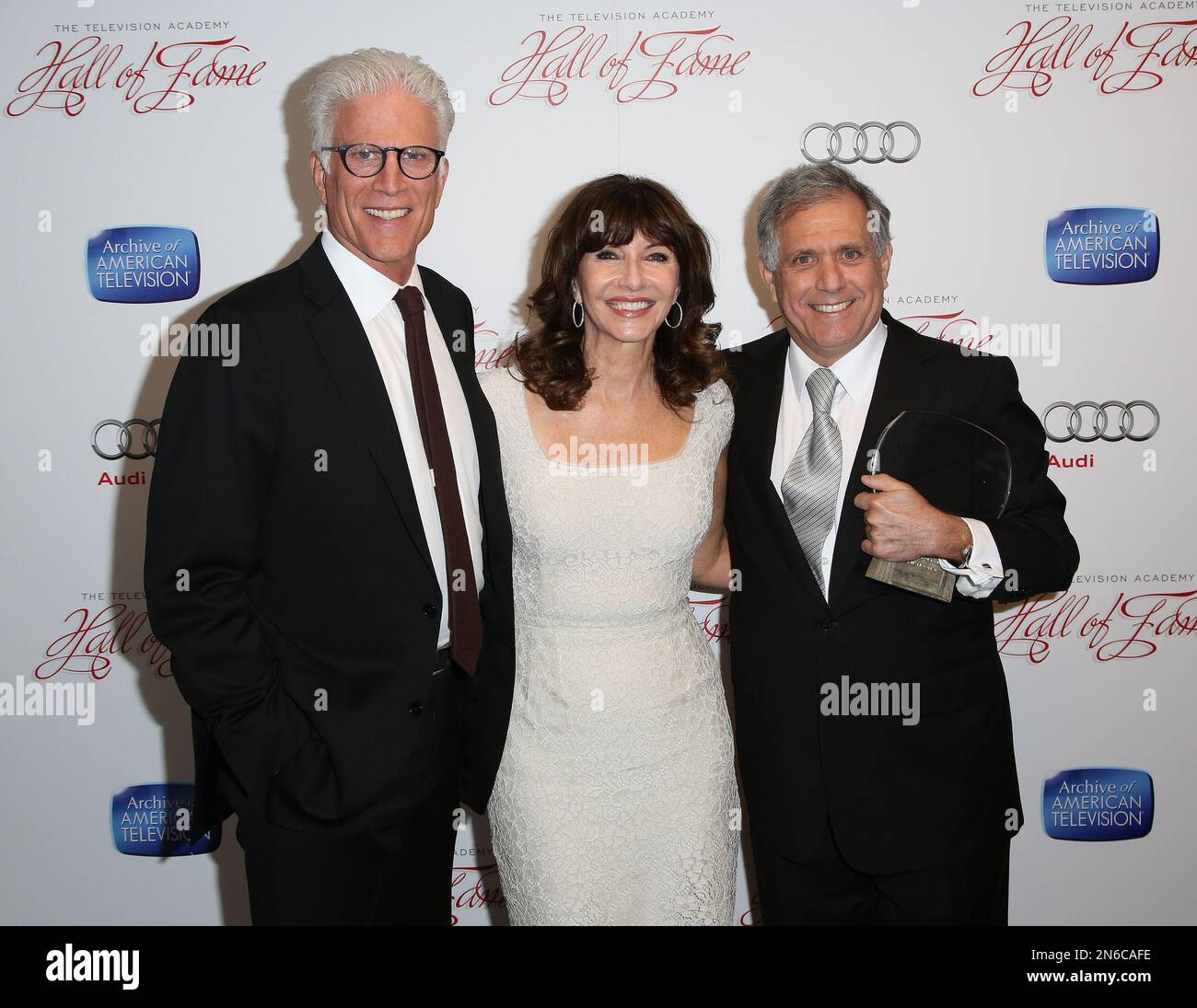 Beverly Hills Ca March 11 L R Actors Ted Danson And Mary