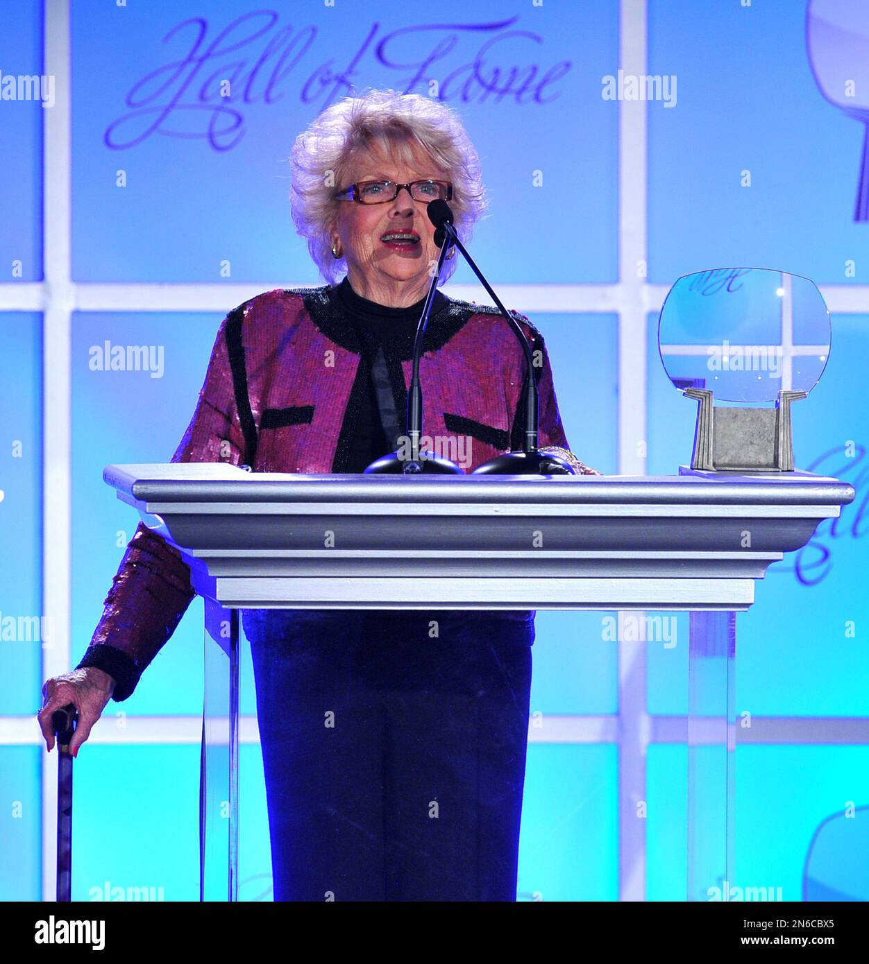 BEVERLY HILLS, CA - MARCH 1: Doris Singleton onstage at the cocktail ...