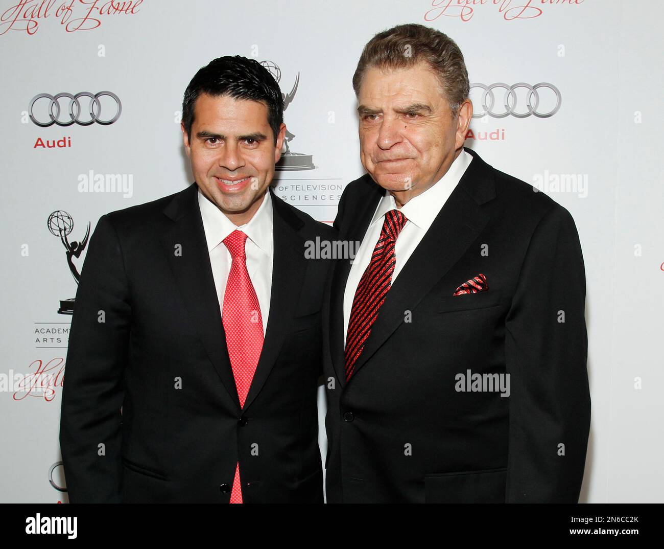 BEVERLY HILLS, CA - MARCH 1: (L-R) Cesar Conde, President of Univision ...